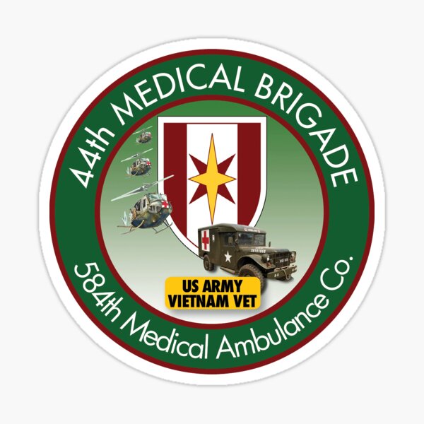 "44th Medical Brigade, Vietnam Logo" Sticker for Sale by bg1946 | Redbubble