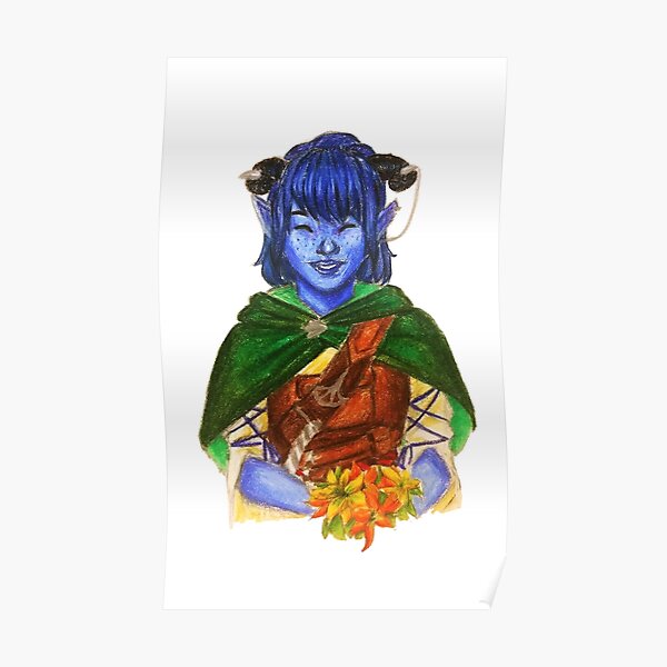 "Jester Lavorre Traditional Art" Poster by lopierces | Redbubble