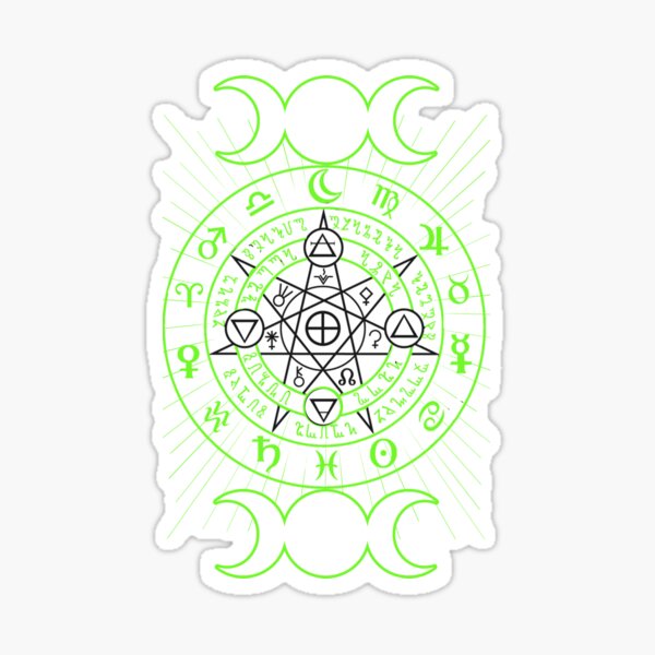 " Magic Simbol" Sticker by SilvinaNoemi | Redbubble