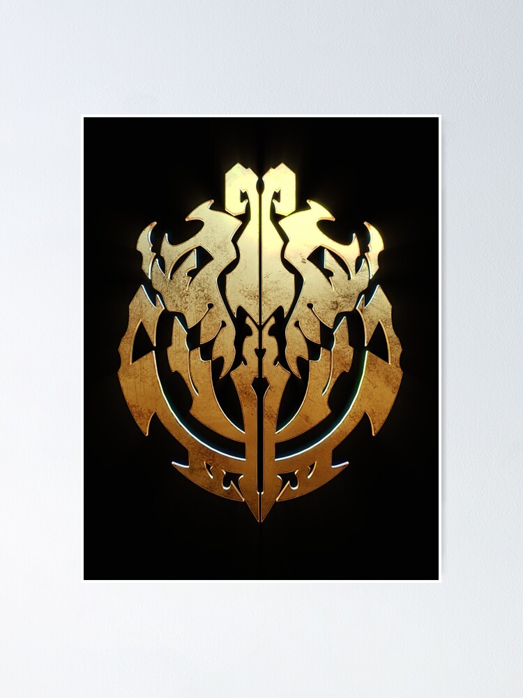 " Overlord Ainz Ooal Gown Crest" Poster for Sale by conmycassy | Redbubble