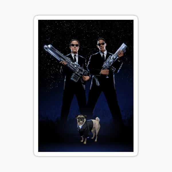 "MIB Classic T-Shirt" Sticker for Sale by FredaKub | Redbubble