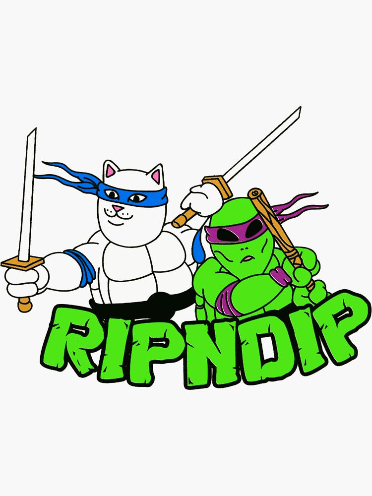 "ninja turtles swords" Sticker for Sale by beesonlowel | Redbubble