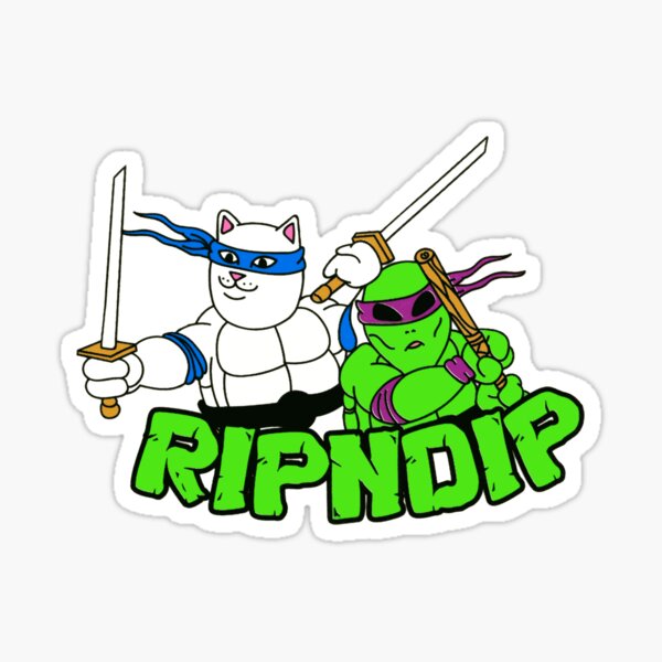 "ninja turtles swords" Sticker for Sale by beesonlowel | Redbubble