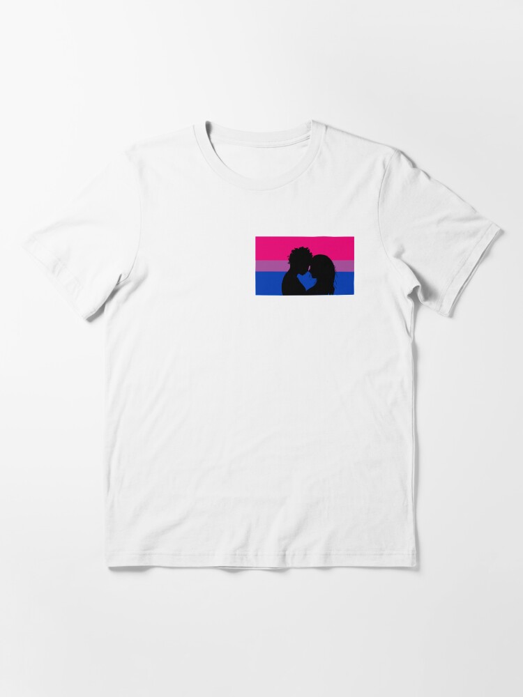 "Biracial wlw biracial flag silhouette" T-shirt by MajoLugo | Redbubble ...