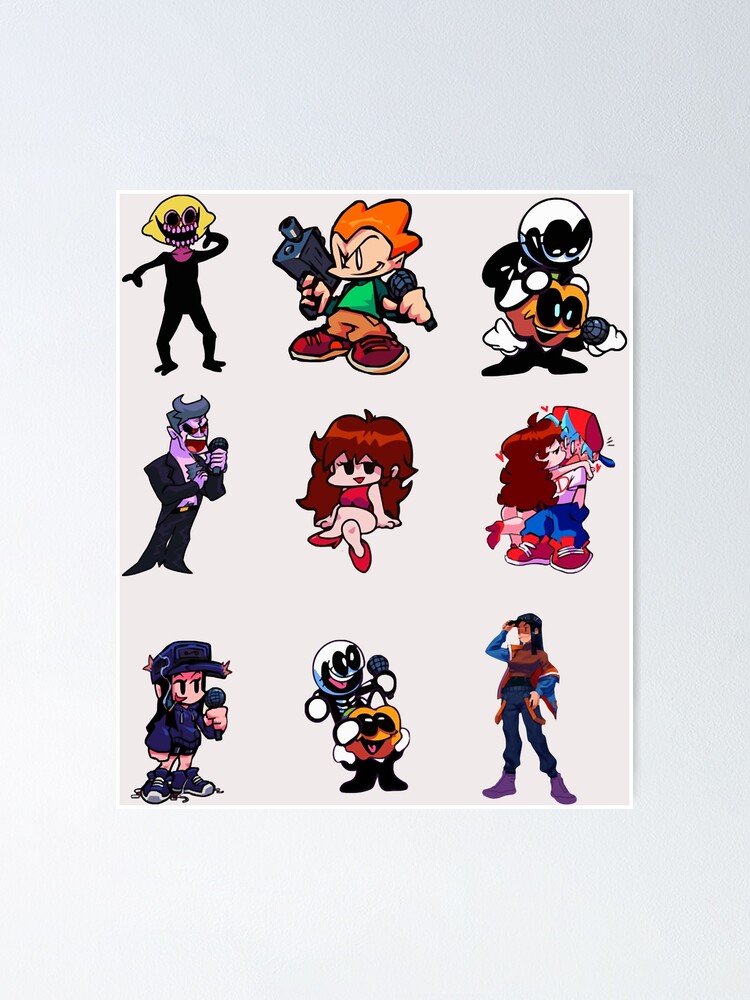 Póster «Friday Night Funkin pack Classic T-Shirt» de Lukifo-Driven ...