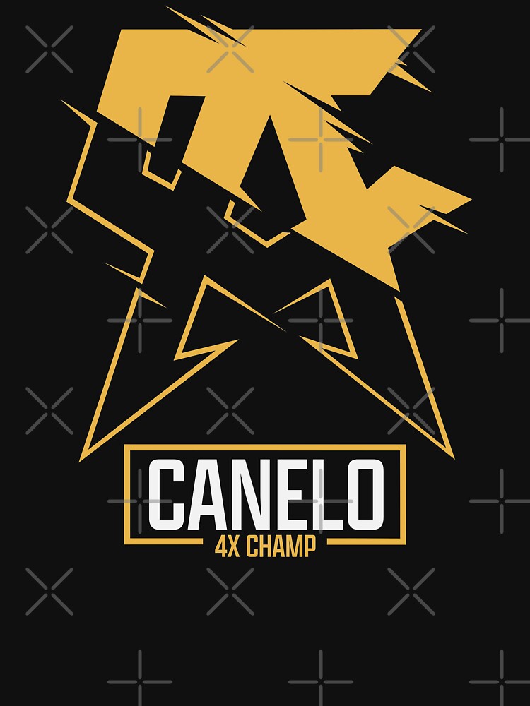 "Canelo Alvarez 4X Champ" T-shirt for Sale by trendrepublic | Redbubble ...