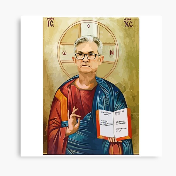 "jerome powell wall street bets stonk" Canvas Print for Sale by ...