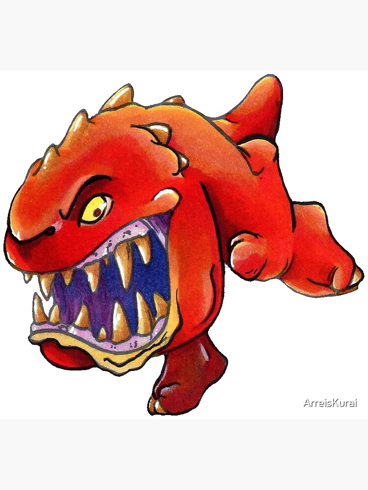 "Simple Red Squig" Magnet for Sale by ArreisKurai | Redbubble