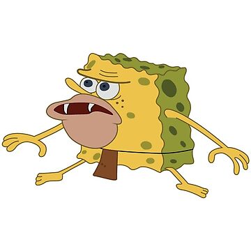 "SpongeGar" Sticker for Sale by Vyxity | Redbubble