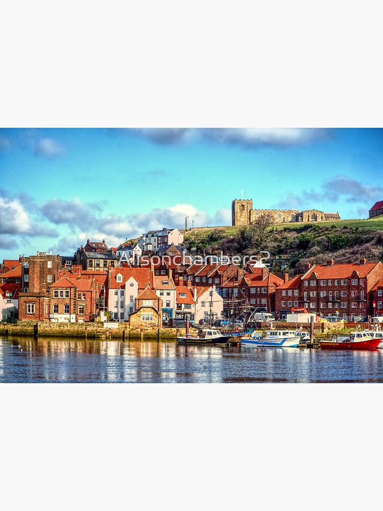 "Sunny Whitby" Sticker for Sale by Alisonchambers2 | Redbubble