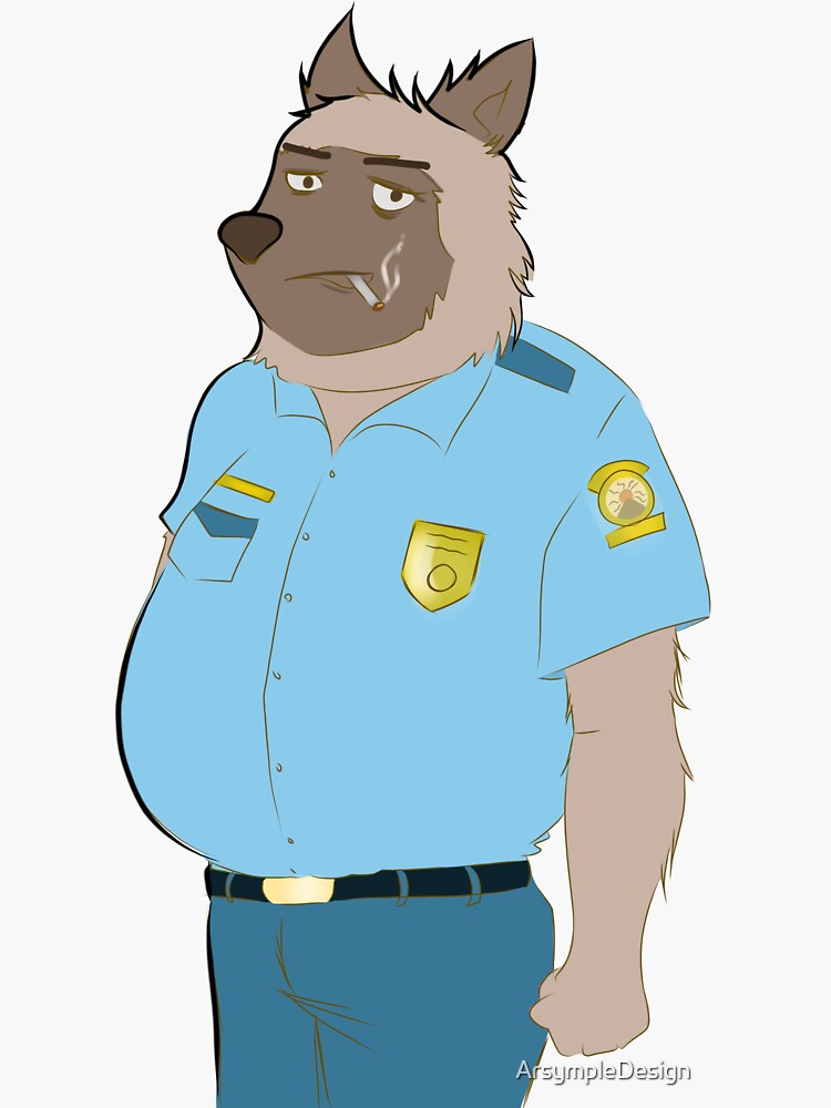 Paradise Pd Bullet Cops Sticker By Arsympledesign Redbubble