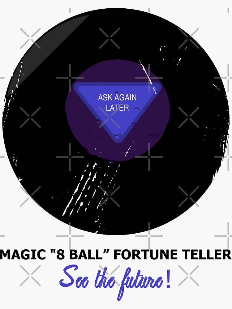 "Magic 8 Ball" Sticker for Sale by BenClark | Redbubble