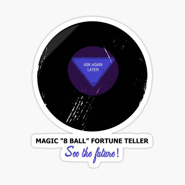 "Magic 8 Ball" Sticker for Sale by BenClark | Redbubble