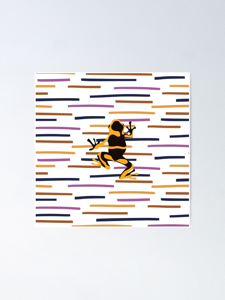 "Technique of adaptation by frog" Poster for Sale by MagdalenaRulez ...