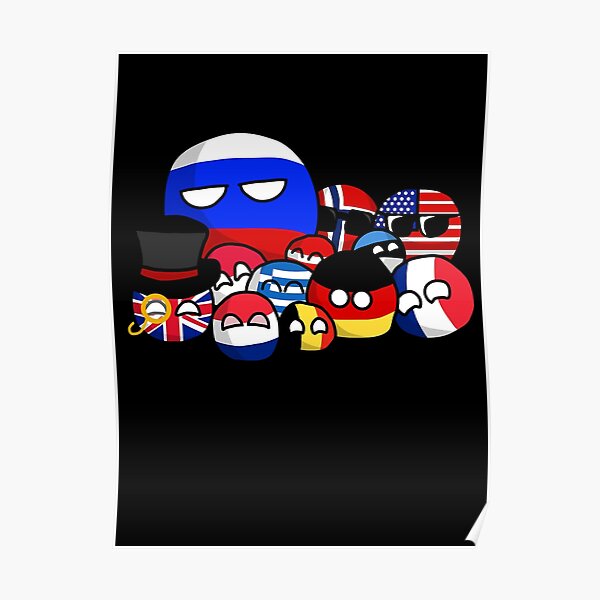 "Countryballs Pullover" Poster for Sale by EnolaHills | Redbubble