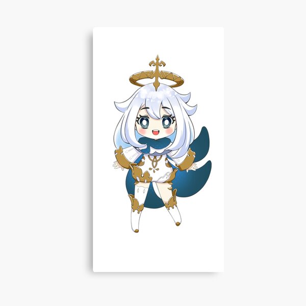 Genshin Impact Paimon Chibi Canvas Prints | Redbubble