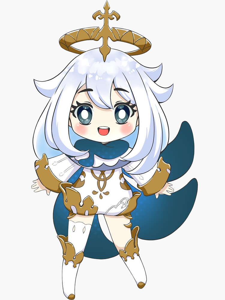 "Chibi Paimon" Sticker by AyenMaguayen | Redbubble
