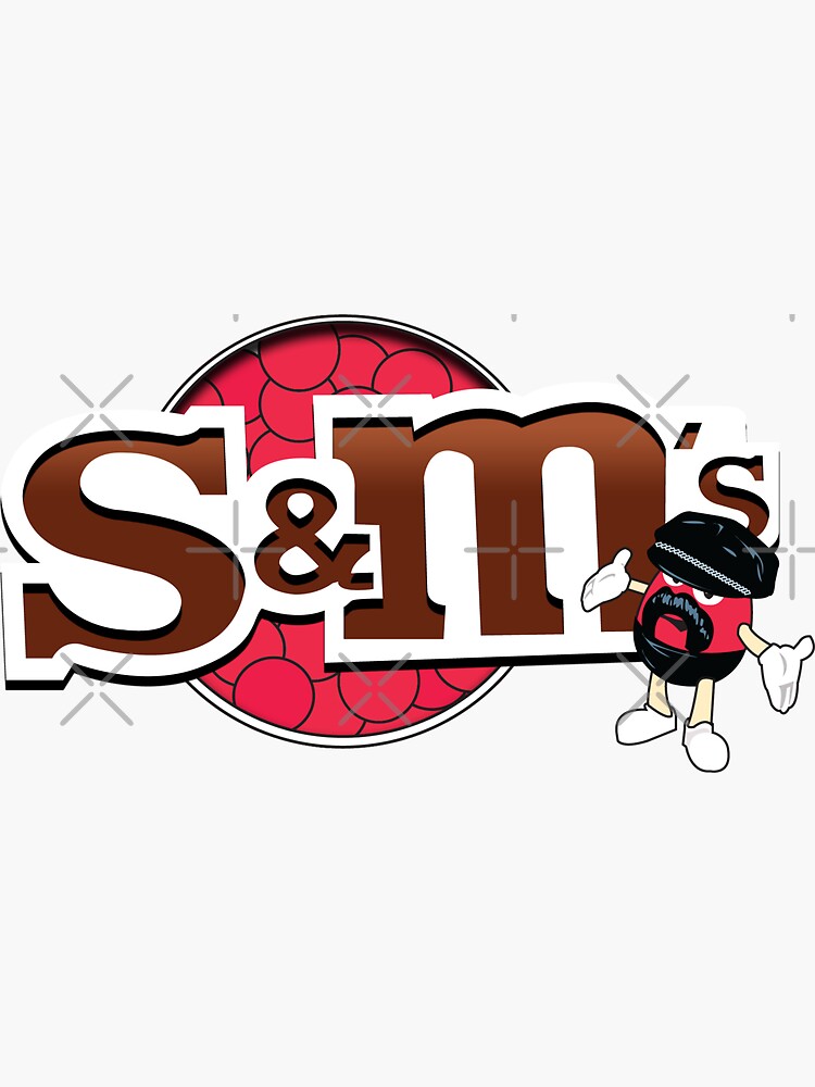 "S&M's" Sticker for Sale by BenClark | Redbubble