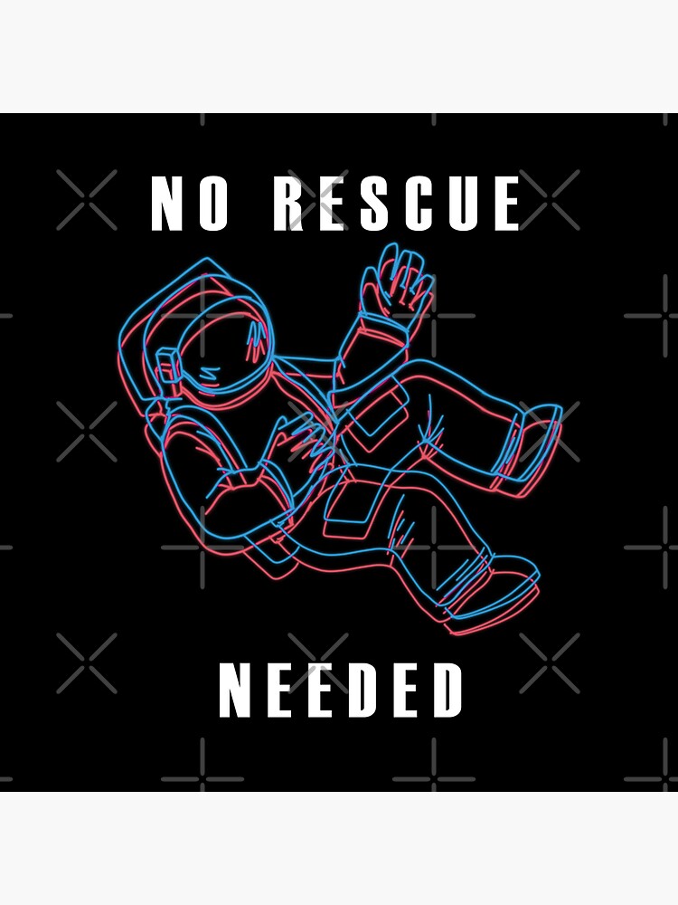 "NO RESCUE NEEDED (UPDATED2022)" Sticker for Sale by 66cex | Redbubble