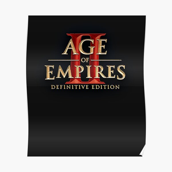 "Age of Empires 2 Oldschool" Poster for Sale by MossieZemlak | Redbubble