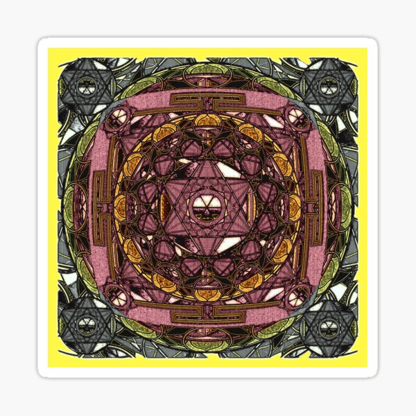 "KARA STAR MANDALA 72" Sticker for Sale by MARTYMAGUS1 | Redbubble