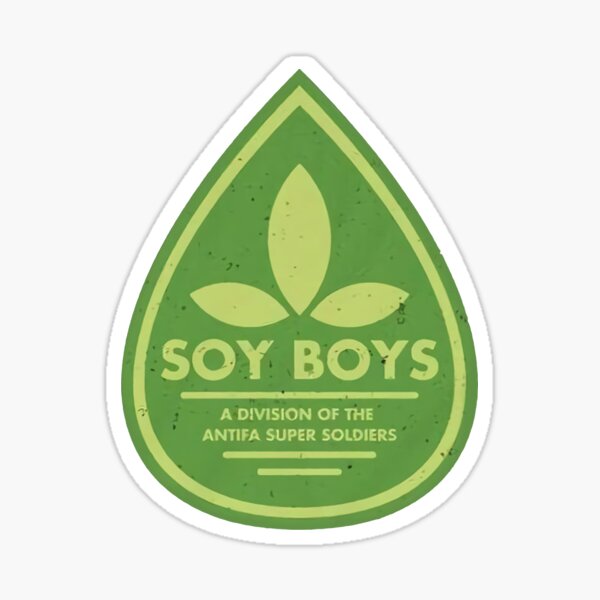 "Soy-Boys-Shirt-Antifa-Super-Soldiers-Meme-Shirt" Sticker for Sale by ...
