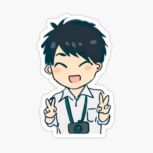 "CUTE Kashima yuu CHIBI" Sticker for Sale by ANIME-T-shirts | Redbubble