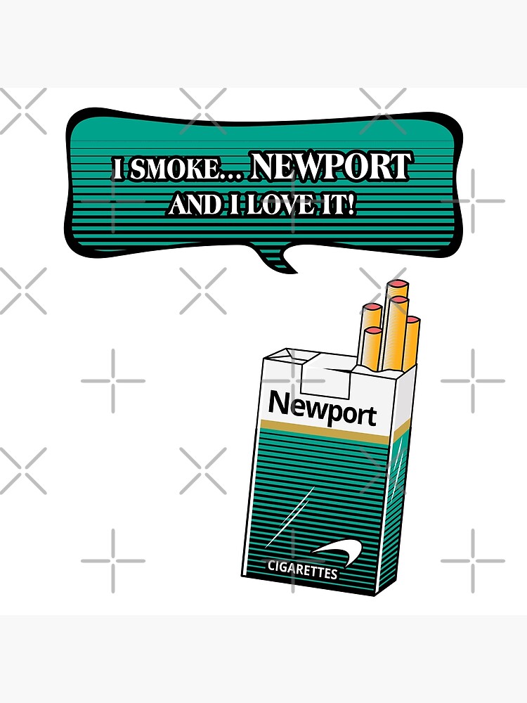 "newport cigarettes" Poster for Sale by Floraisonco | Redbubble