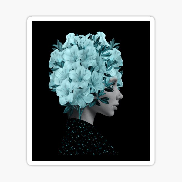 "Night Garden" Sticker for Sale by LFitzpatrick | Redbubble