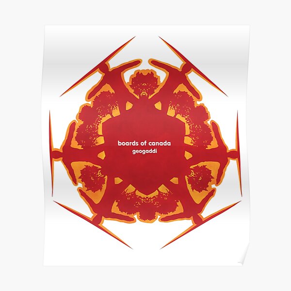 "Boards of Canada Geogaddi colour" Poster for Sale by LapinMagnetik ...