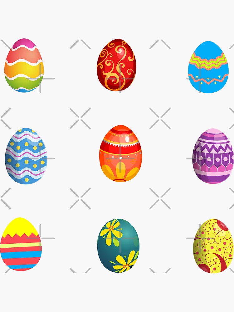 "Easter Egg" Sticker for Sale by MariesDesigns11 | Redbubble