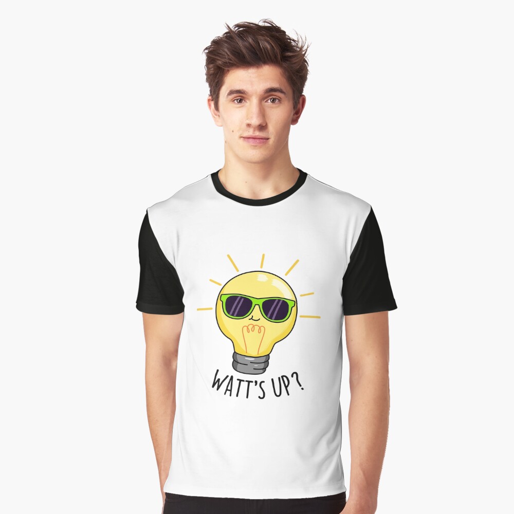 "Watts Up Funny Light Bulb Puns " Sticker for Sale by punnybone | Redbubble