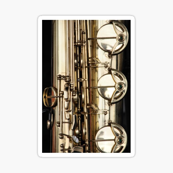 "Alto Saxophone" Sticker by Carole-Anne | Redbubble