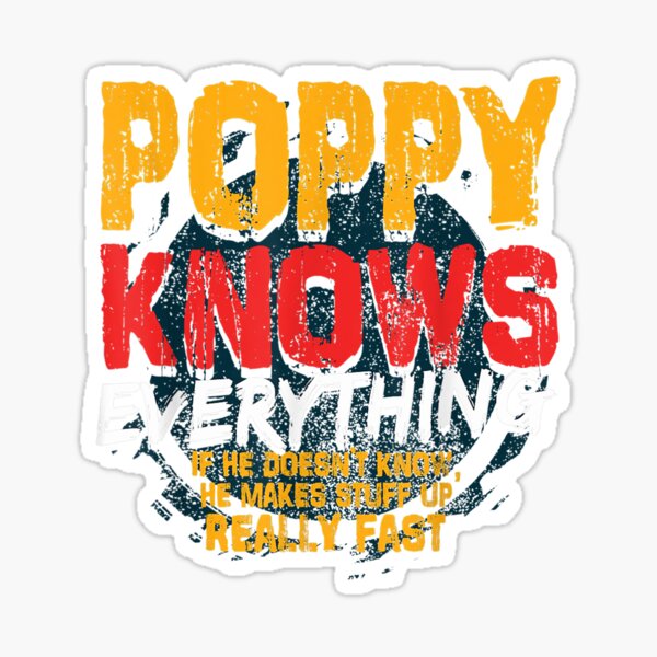 "Mohn Mohn weiß alles Lustige Mohn Väter" Sticker von shellprod | Redbubble