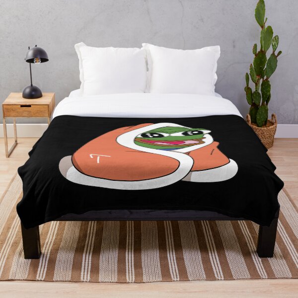 "peepoBlanket Emote High Quality" Throw Blanket for Sale by ...