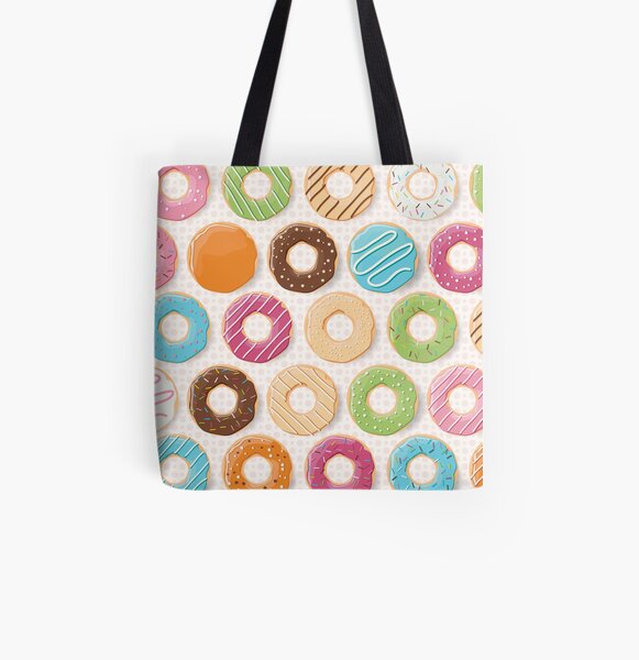 Donut Tote Bags | Redbubble
