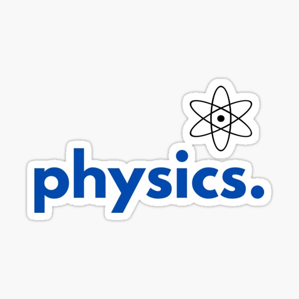 "Physics" Sticker for Sale by cutepatterns | Redbubble