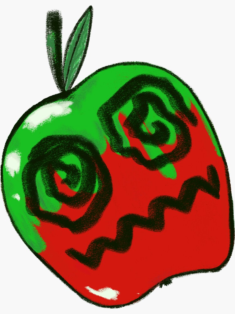 "Poison Apple" Sticker by themysterynoob | Redbubble