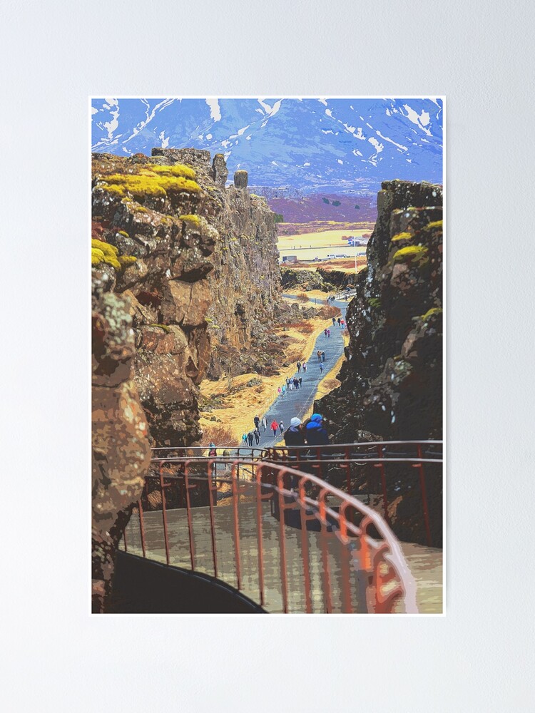 "Scenic walking route from Hakid visitor center" Poster for Sale by ...