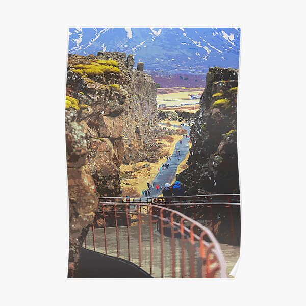 "Scenic walking route from Hakid visitor center" Poster for Sale by ...
