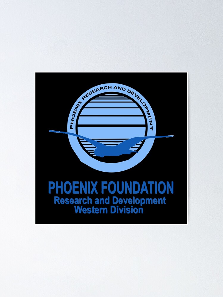 "Phoenix Foundation Logo" Poster for Sale by liddeilja | Redbubble