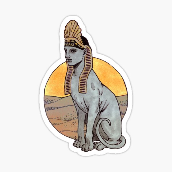 "Sphinx" Sticker for Sale by Fishik | Redbubble