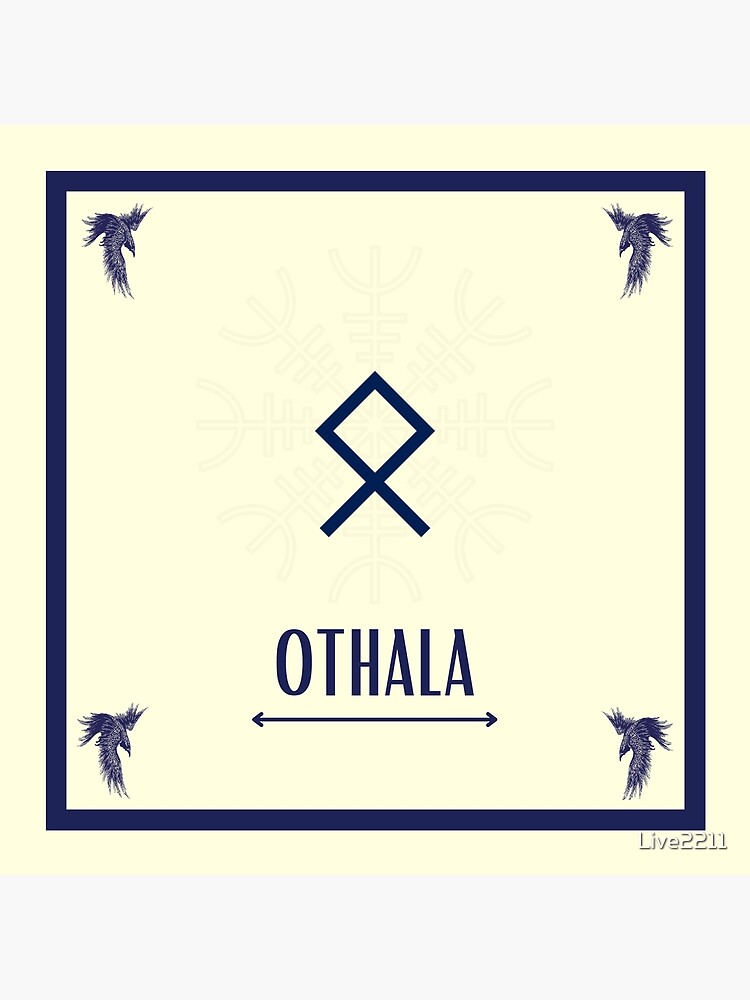 "Othala - Odin - Norse Rune - Futhark - Viking Sticker - Ancient ...