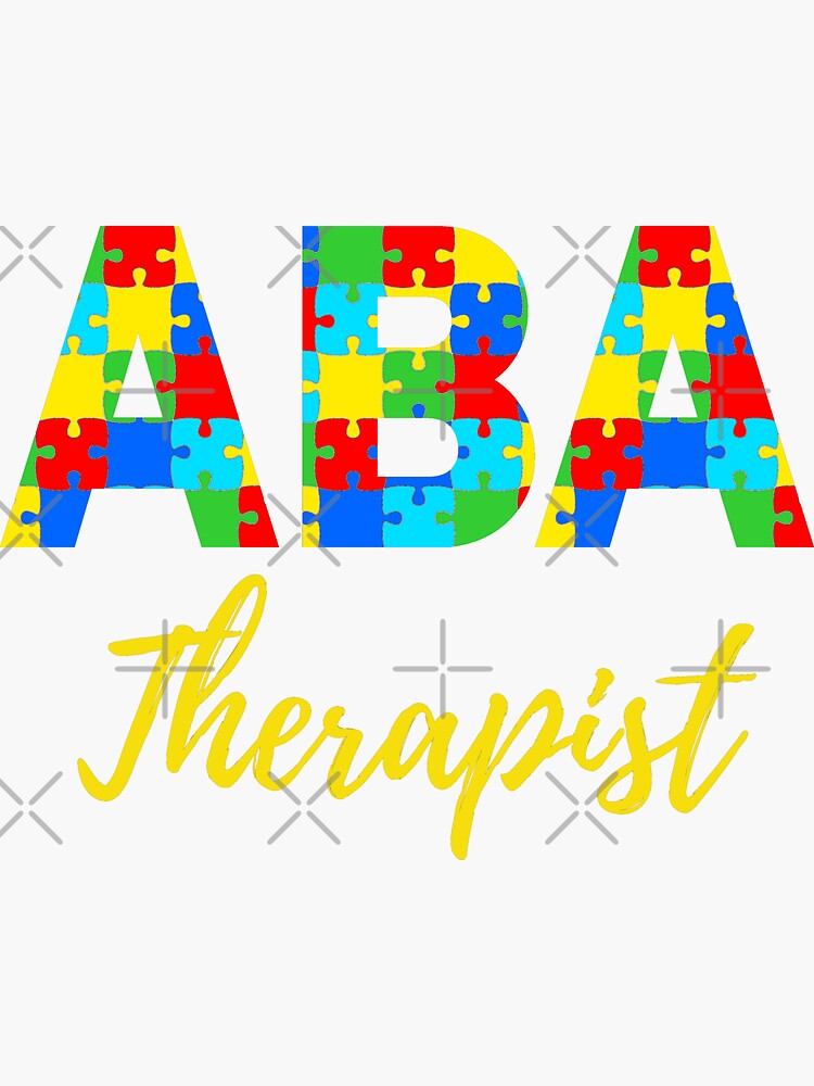 "ABA Therapist Behavior Therapist Jigsaw Puzzle Piece Pattern - ABA ...