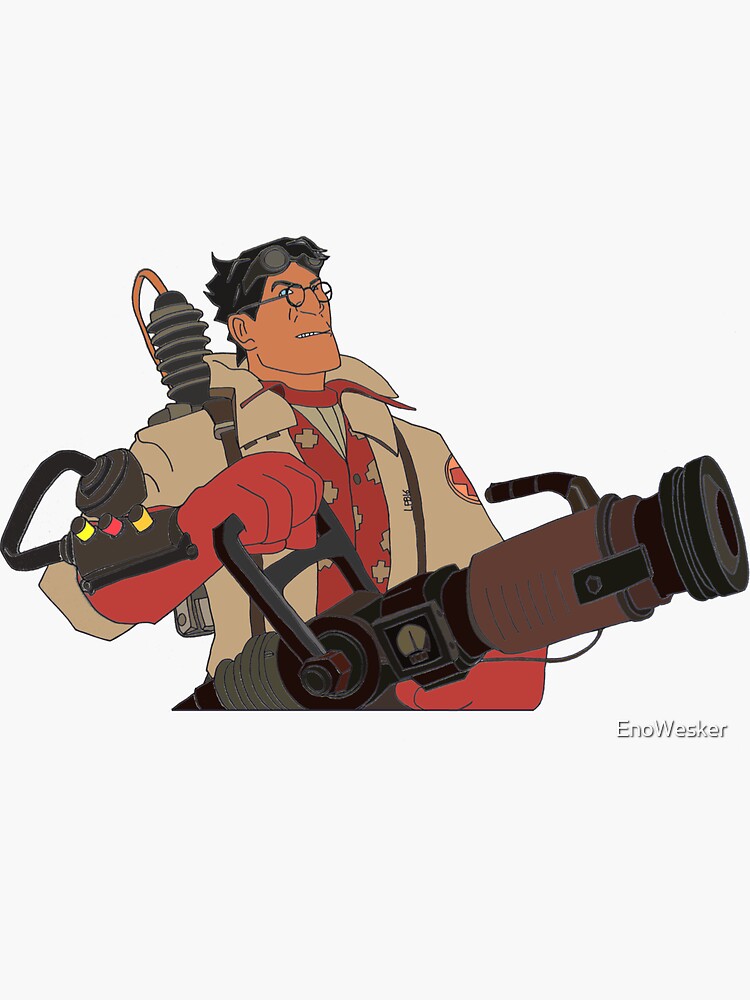 "Medic Team Fortress 2 " Sticker for Sale by EnoWesker | Redbubble
