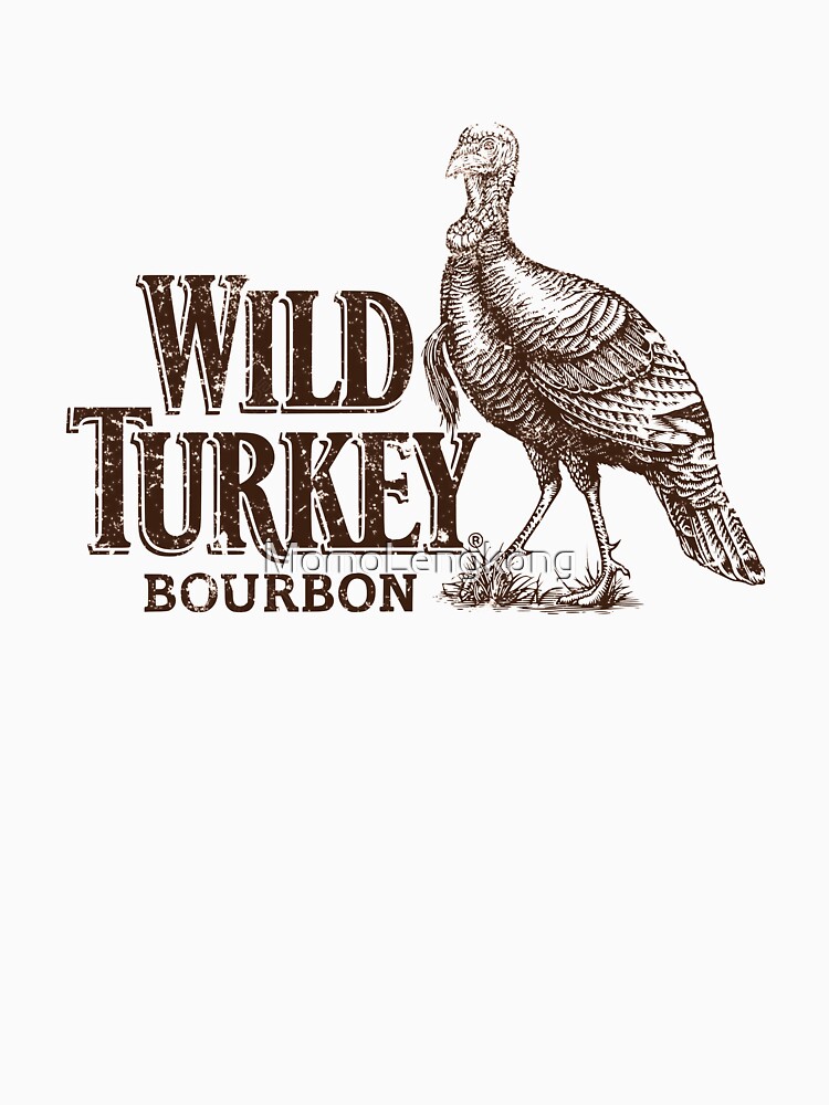 "Drinks - Wild Turkey Bourbon" T-shirt for Sale by MomoLengkong ...