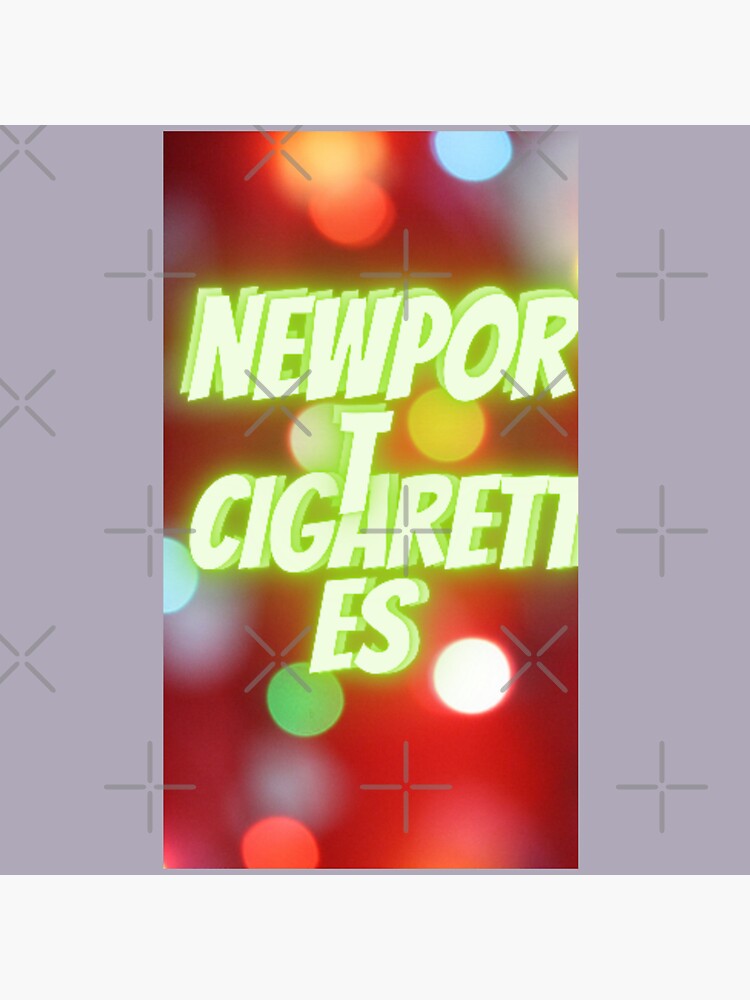 "Newport cigarette design" Sticker for Sale by UMA55 | Redbubble