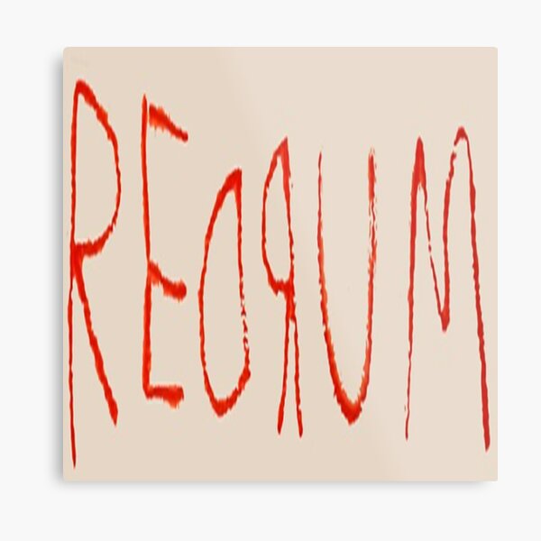 Redrum Metal Prints | Redbubble