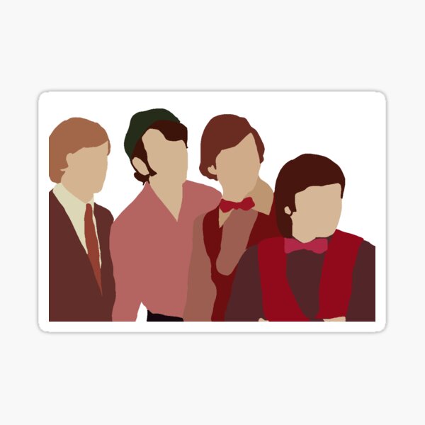 "valentines day monkees" Sticker for Sale by Niiiamh | Redbubble