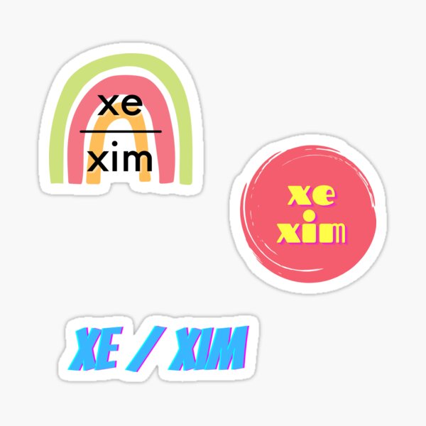 "Xe Xim Sticker Pack" Sticker for Sale by beccamax | Redbubble
